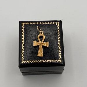 9ct Gold Egyptian Ankh Key of Life Pendant - Etsy