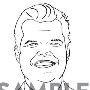 Matt Gaetz Printable Coloring Page Activity Sheet Instant Download ...