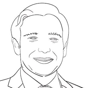 coloring page of john lewis
