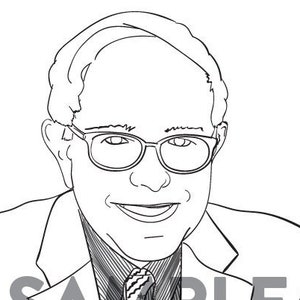 Bernie Sanders Printable Coloring Page Activity Sheet Instant Download ...