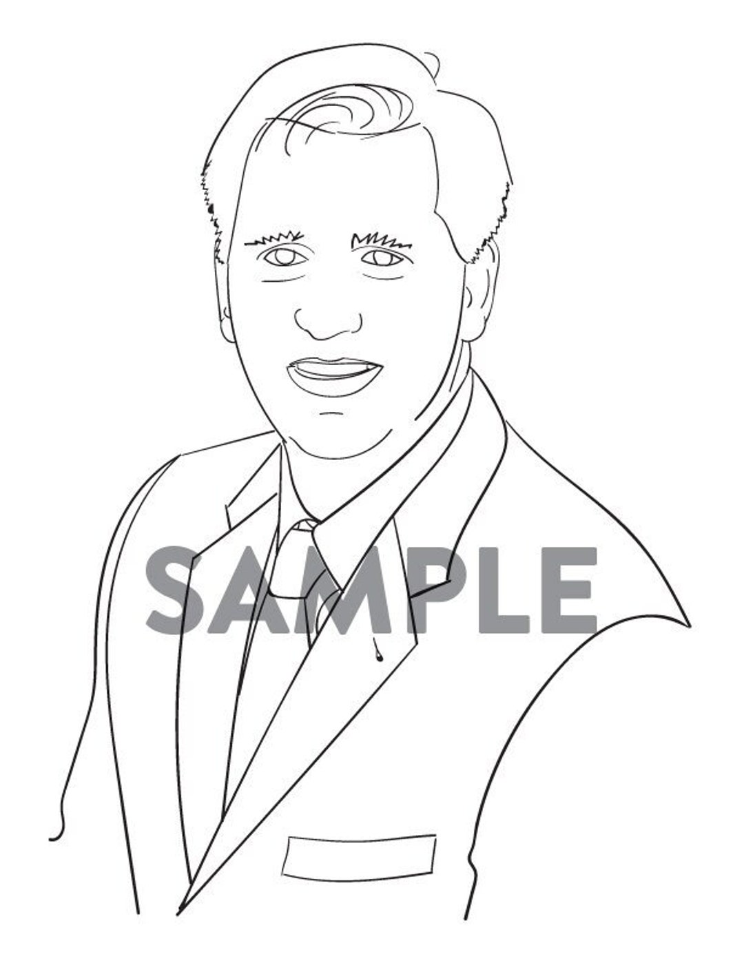 Kevin Mccarthy Printable Coloring Page Activity Sheet Instant Download ...