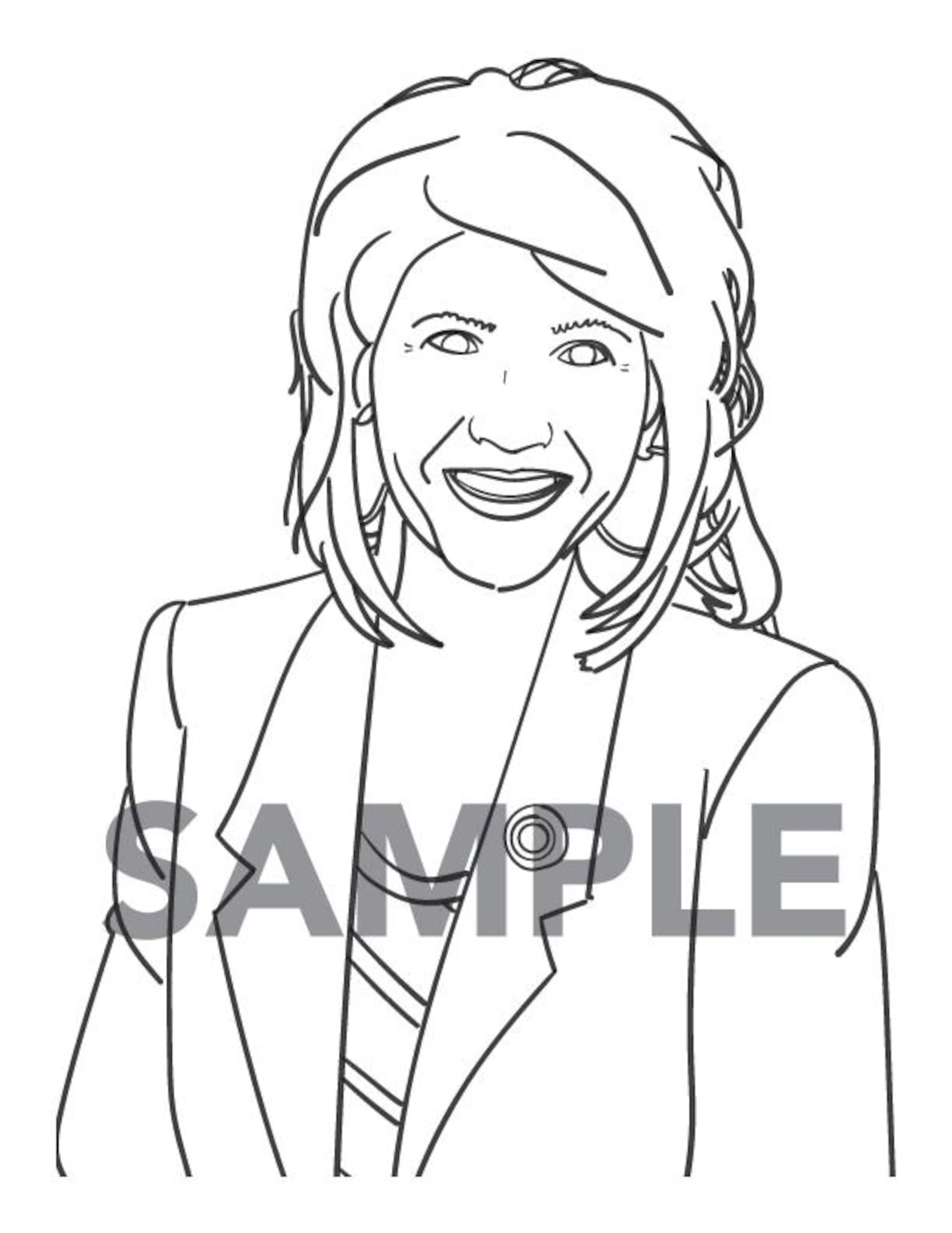 Kristi Noem Printable Coloring Page Activity Sheet Instant Download ...