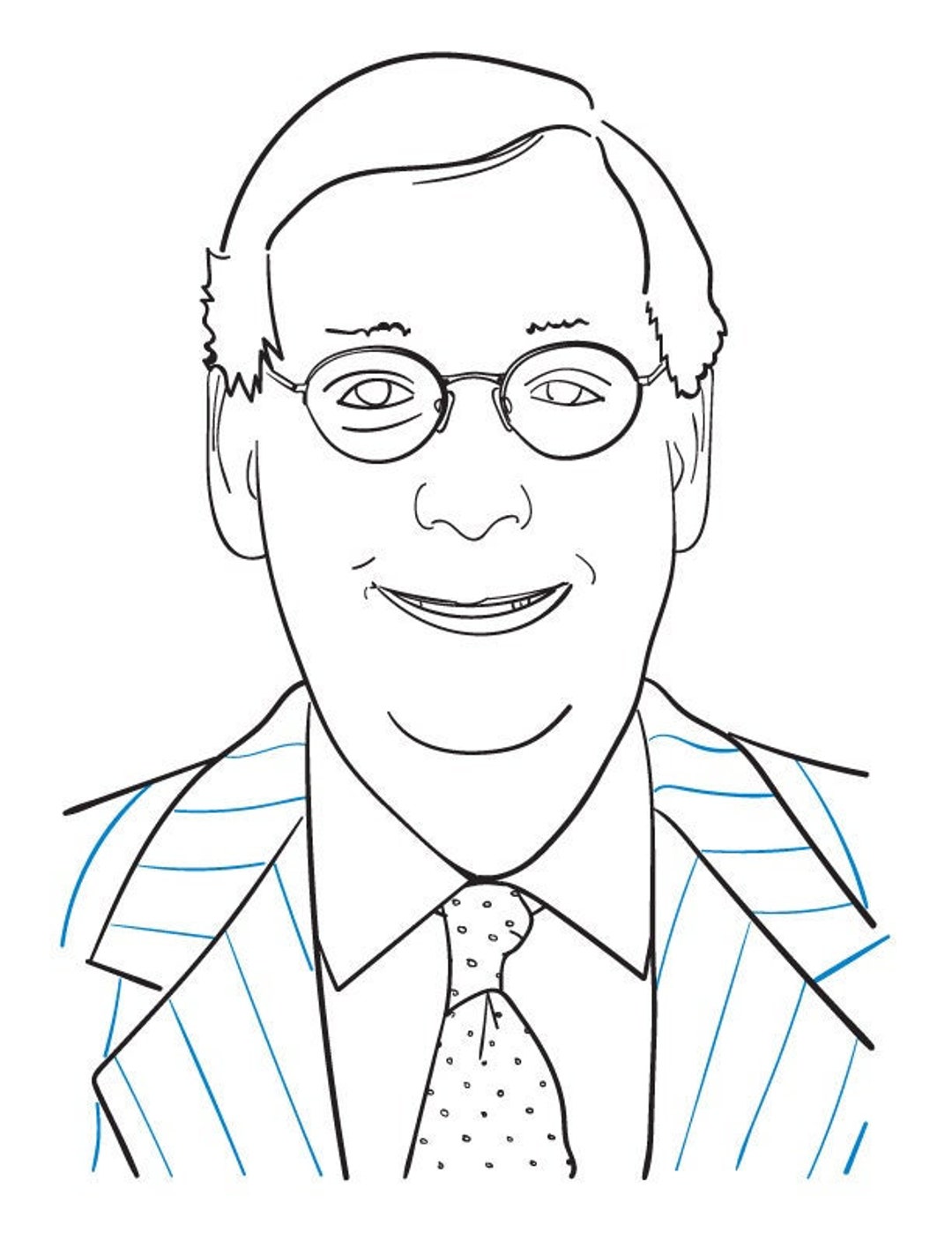 Mitch Mcconnell Printable Coloring Page Activity Sheet Instant Download ...