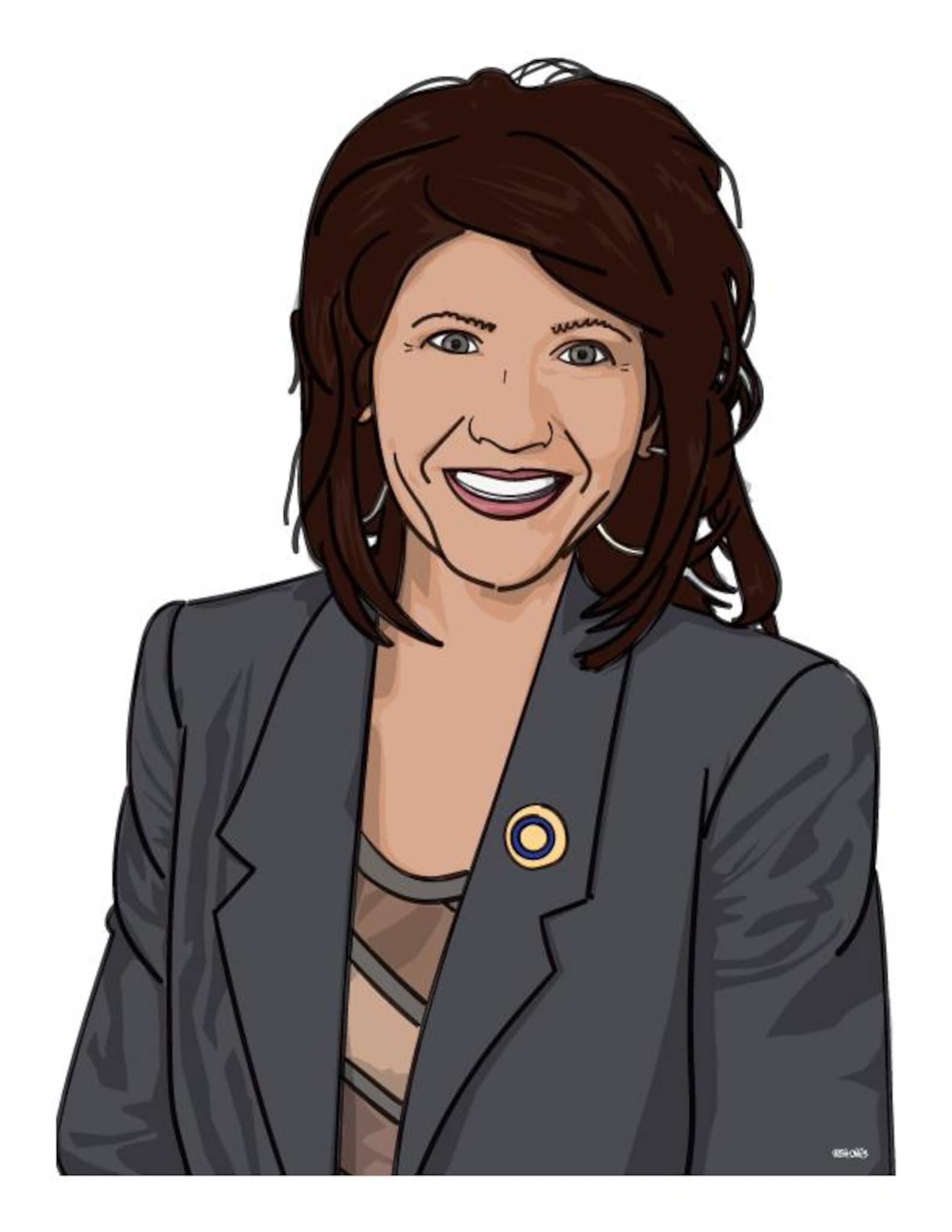 Kristi Noem Printable Coloring Page Activity Sheet Instant Download ...