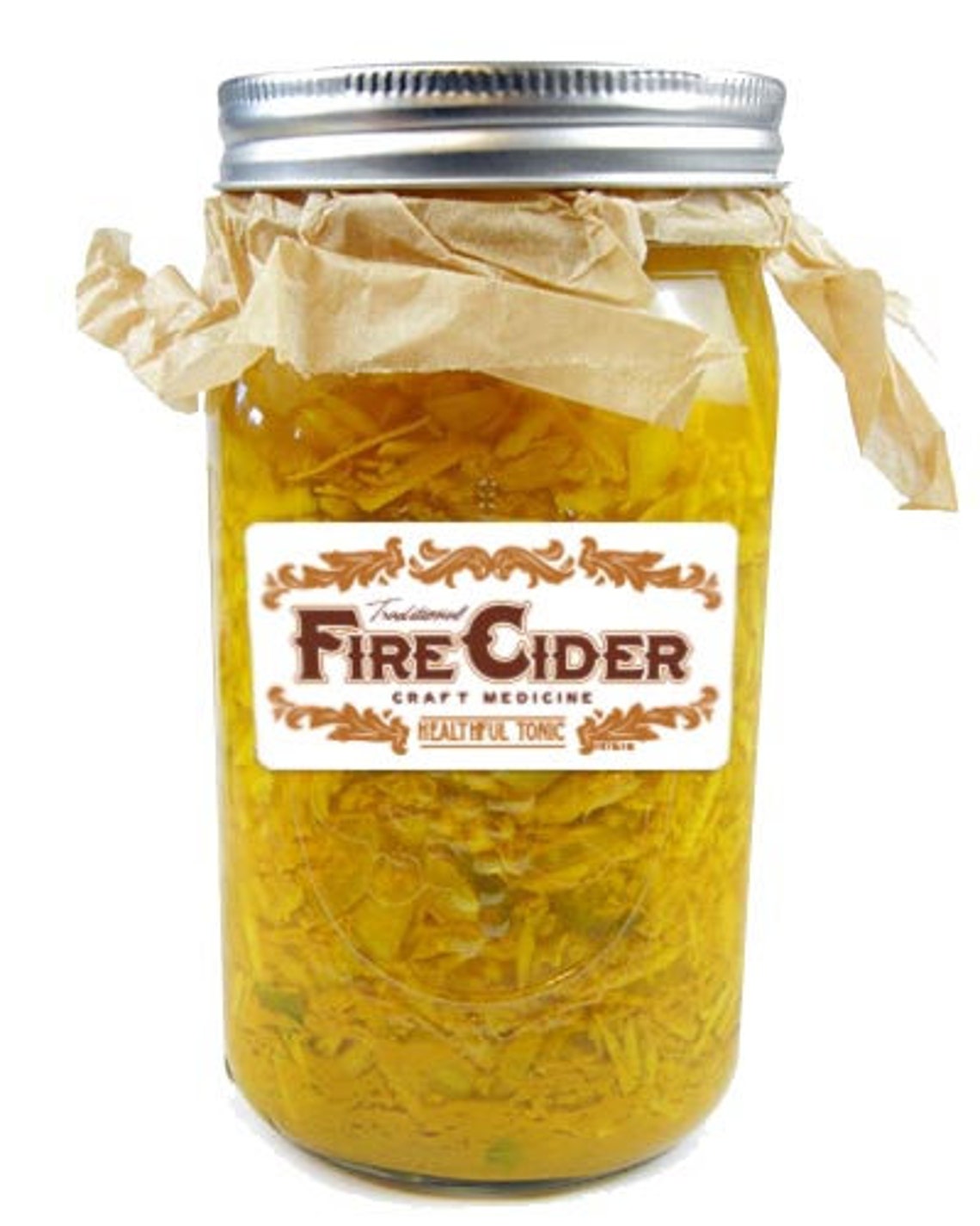 Traditional Fire Cider Labels for Avery 5163 & Post-it 2500-N Stickers ...