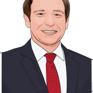 Ron Desantis Printable Coloring Page Activity Sheet Instant Download ...