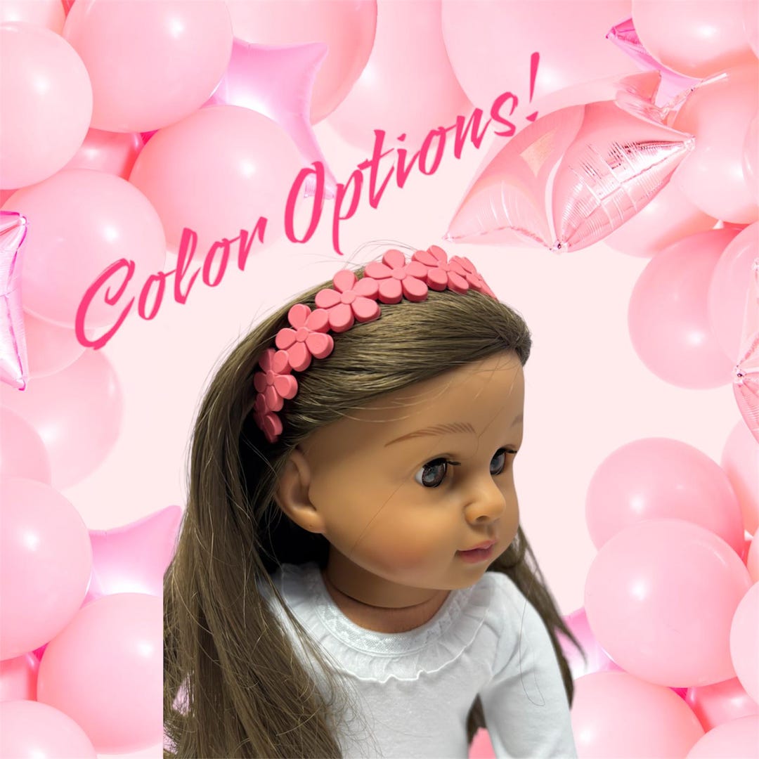18 Inch Doll Headbands/ Flower Headbands - Etsy