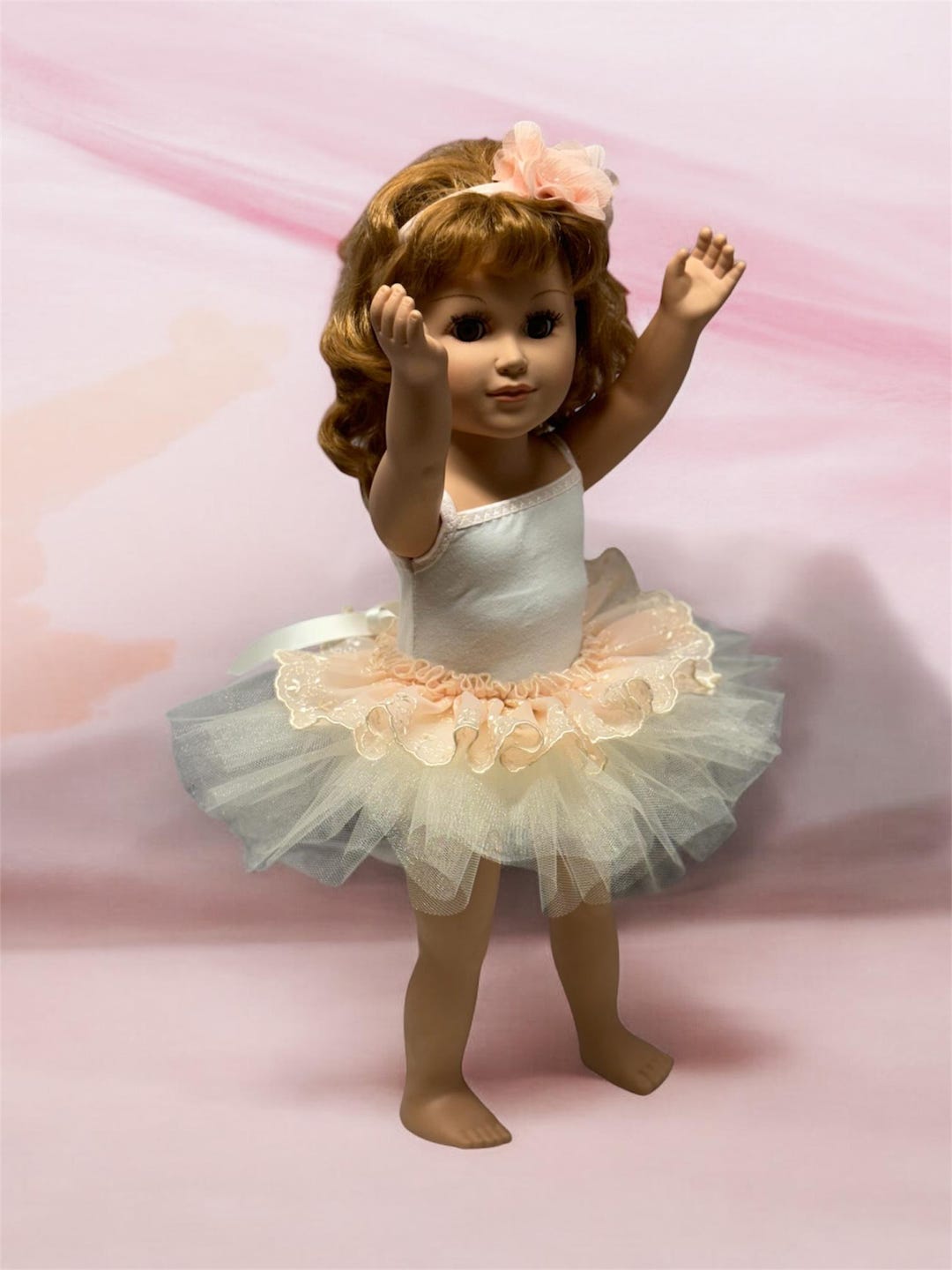 18 Inch Doll Ballet Costume / Sweet Princess Ballet Set/ 4 Piece Gift ...