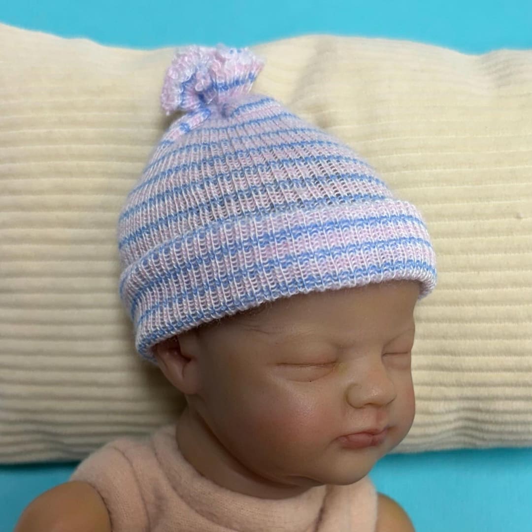 Mini Reborn Baby Clothing /tiny Hospital Hat. - Etsy