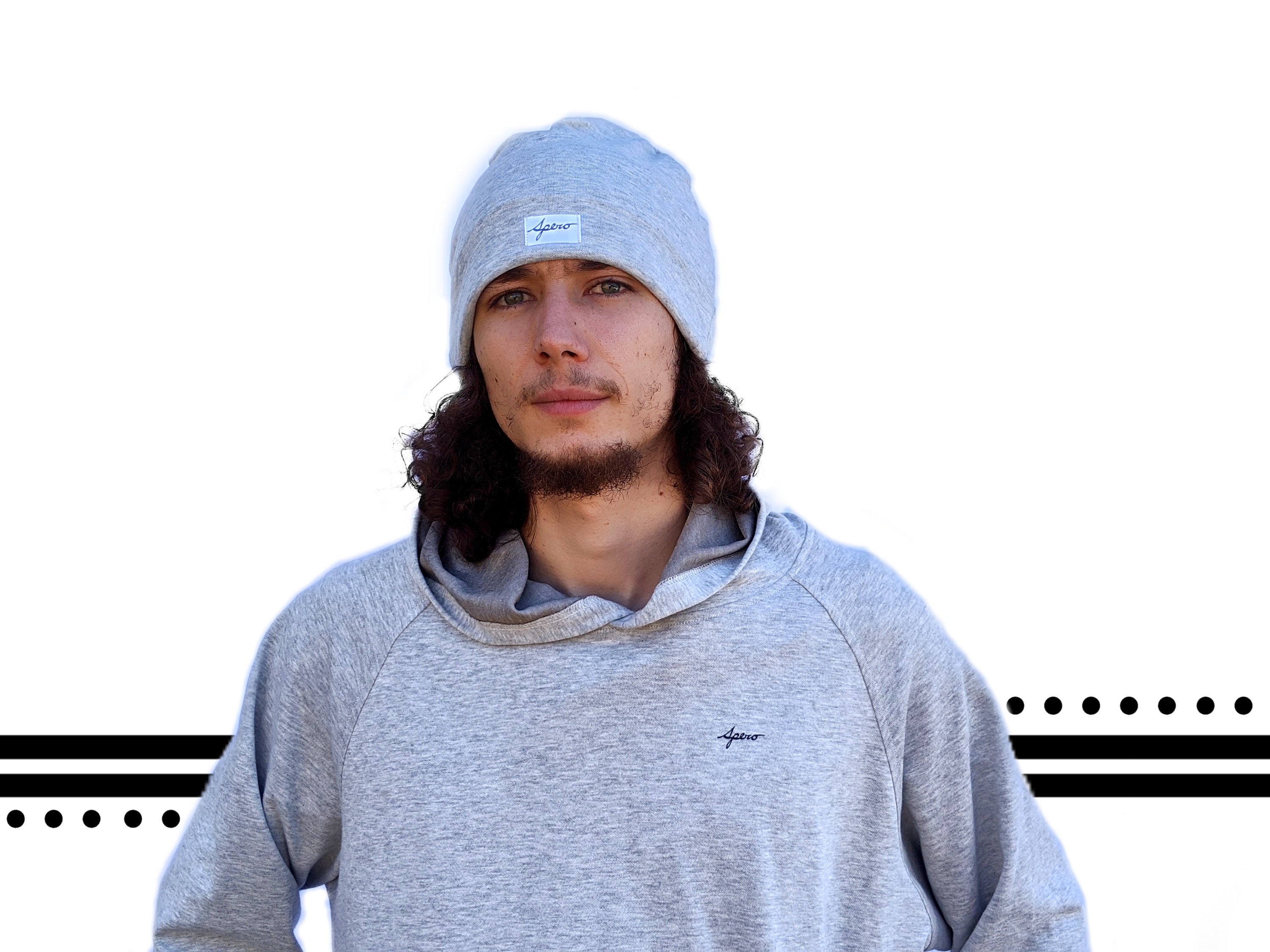 SPERO EMF Protective Skull Cap Beanie, Light Grey w/ Logo - Etsy 日本