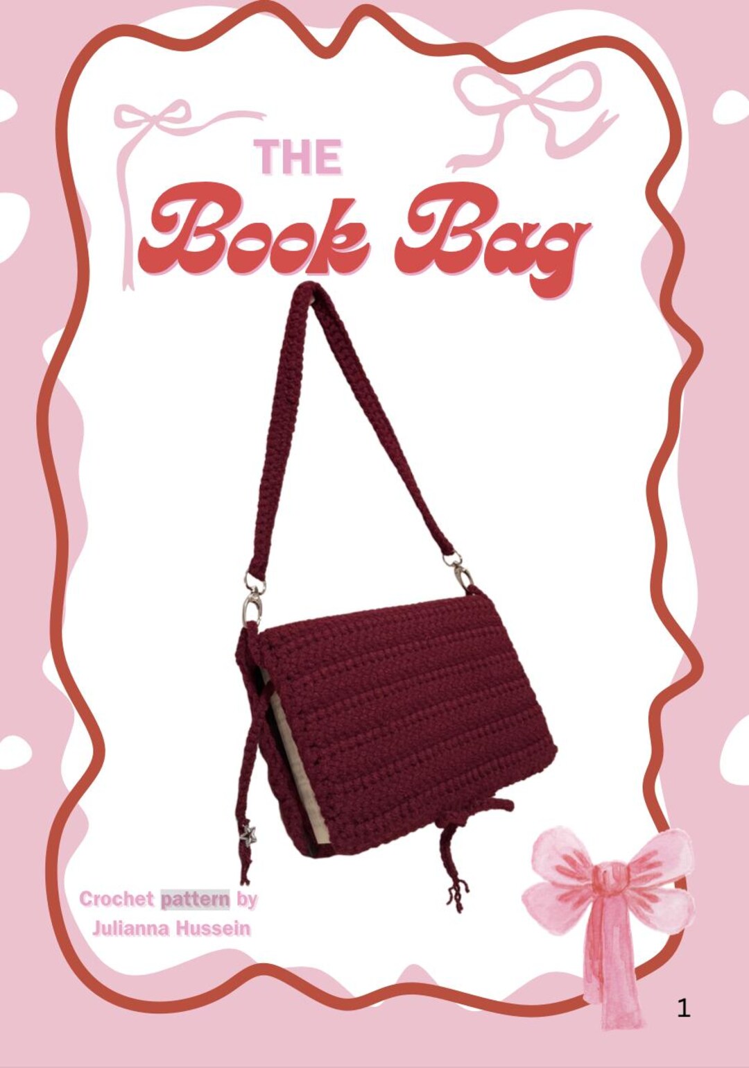 The Book Bag: PDF Crochet Pattern - Etsy