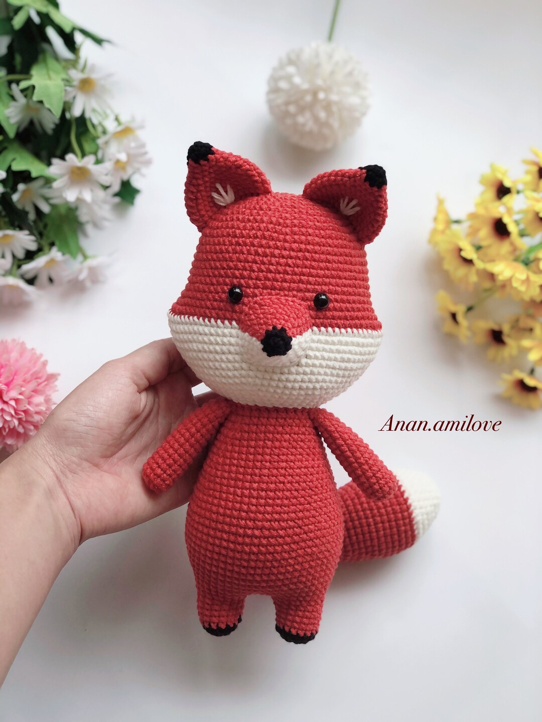 PATTERN Crochet Fox Crochet Amigurumi - Etsy