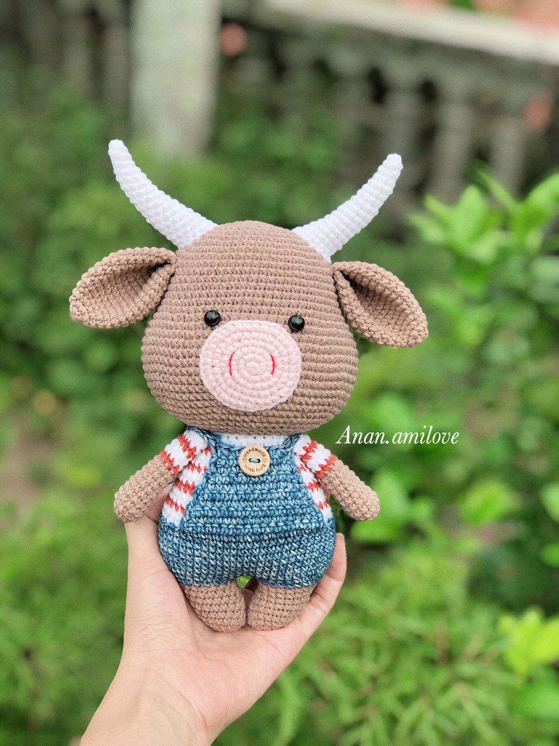 PATTERN Buffalo Amigurumi Crochet PDF Pattern | Etsy