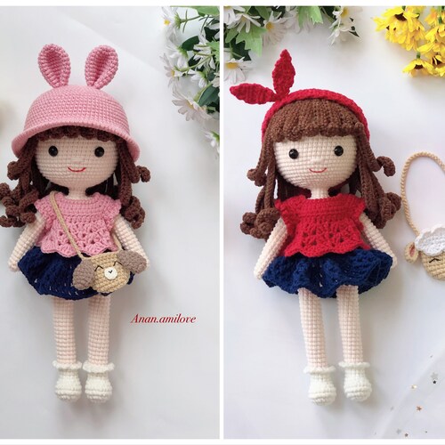Na Na Pattern Crochet Doll PDF in English - Etsy