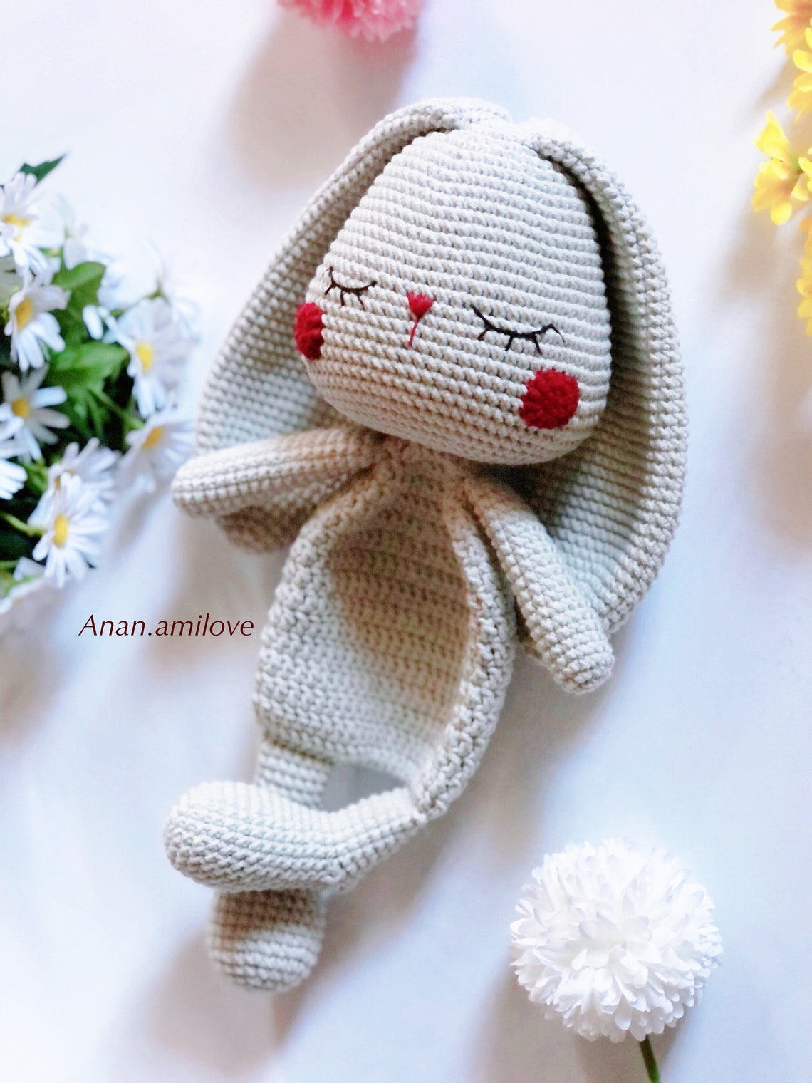 PATTERN Bunny Security Blanket/ Comforter Blanket/amigurumi | Etsy