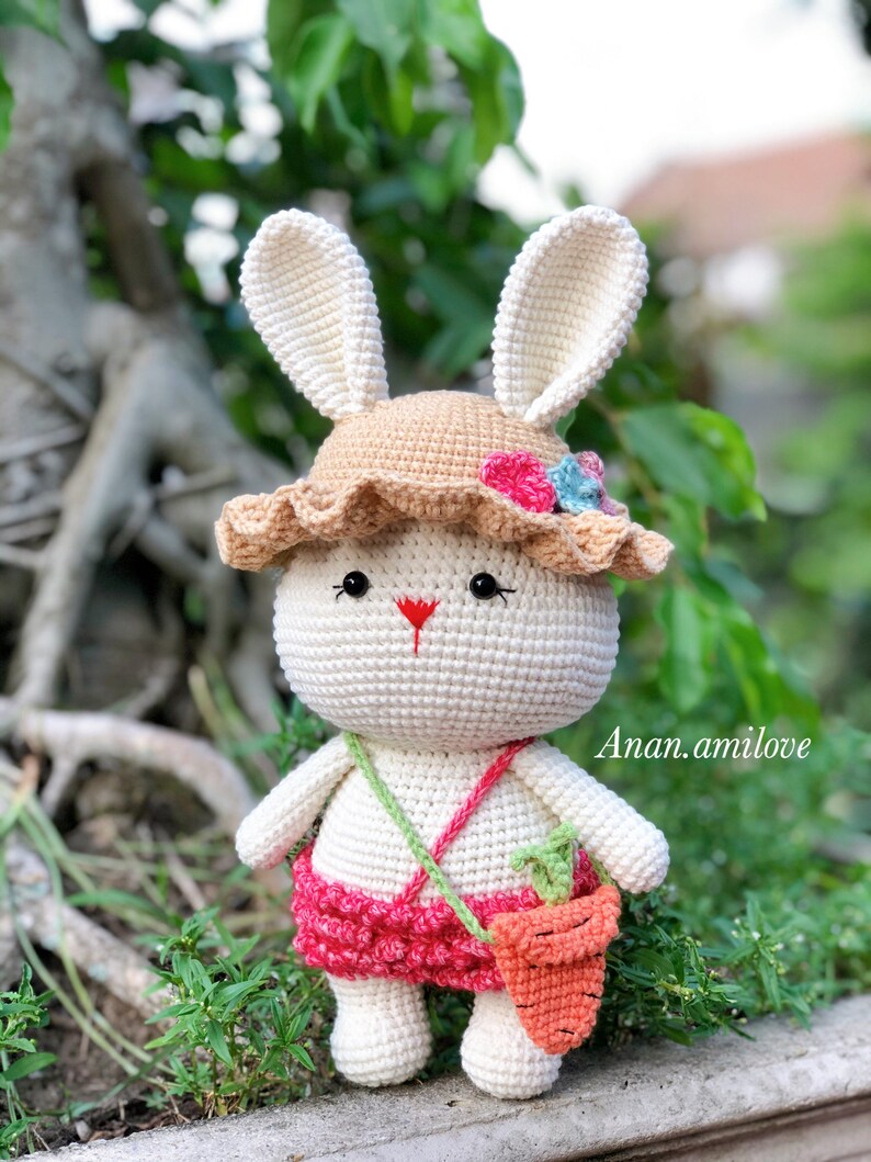 CROCHET BUNNY PATTERN crochet rabbit pattern | Etsy