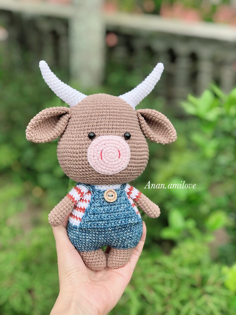 PATTERN Buffalo Amigurumi Crochet PDF Pattern - Etsy