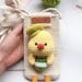 2 in 1 PATTERNS: Crochet Chicken/ Chick/ Duck Pouch/ Crochet Cute Phone ...