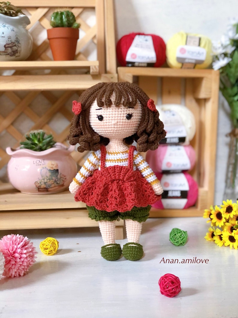 Emily Crochet Doll PATTERN PDF in English - Etsy