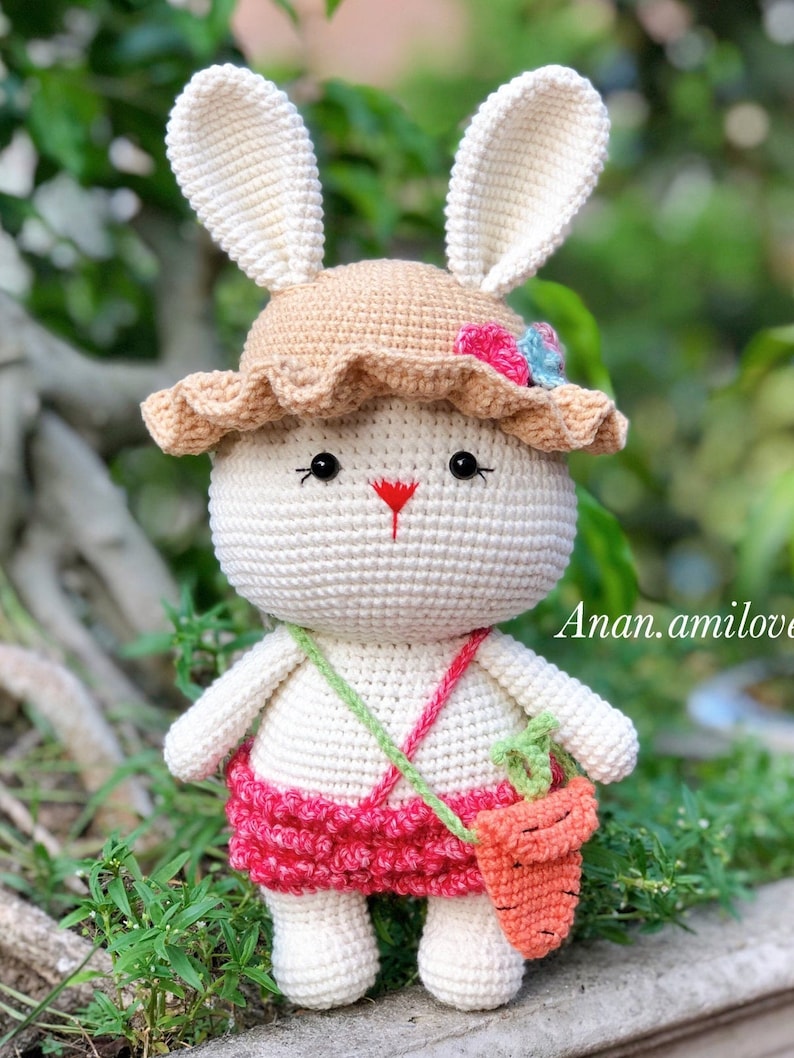 CROCHET BUNNY PATTERN crochet rabbit pattern | Etsy