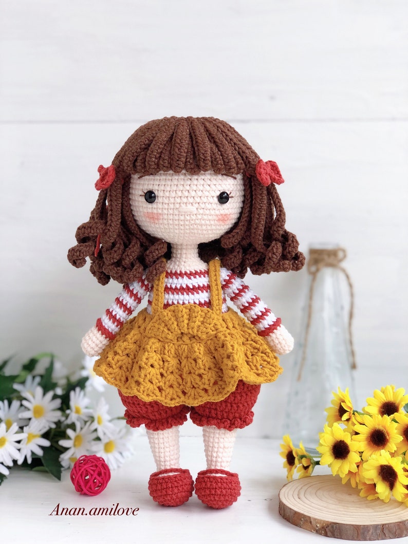 Emily Crochet Doll PATTERN PDF in English - Etsy