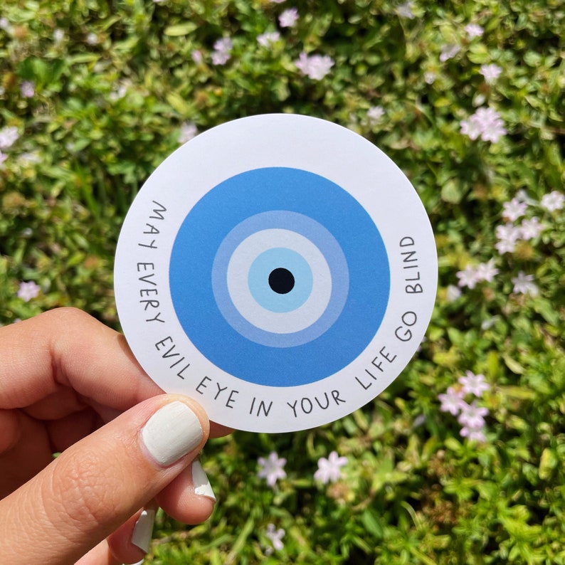 Evil Eye Sticker | Etsy