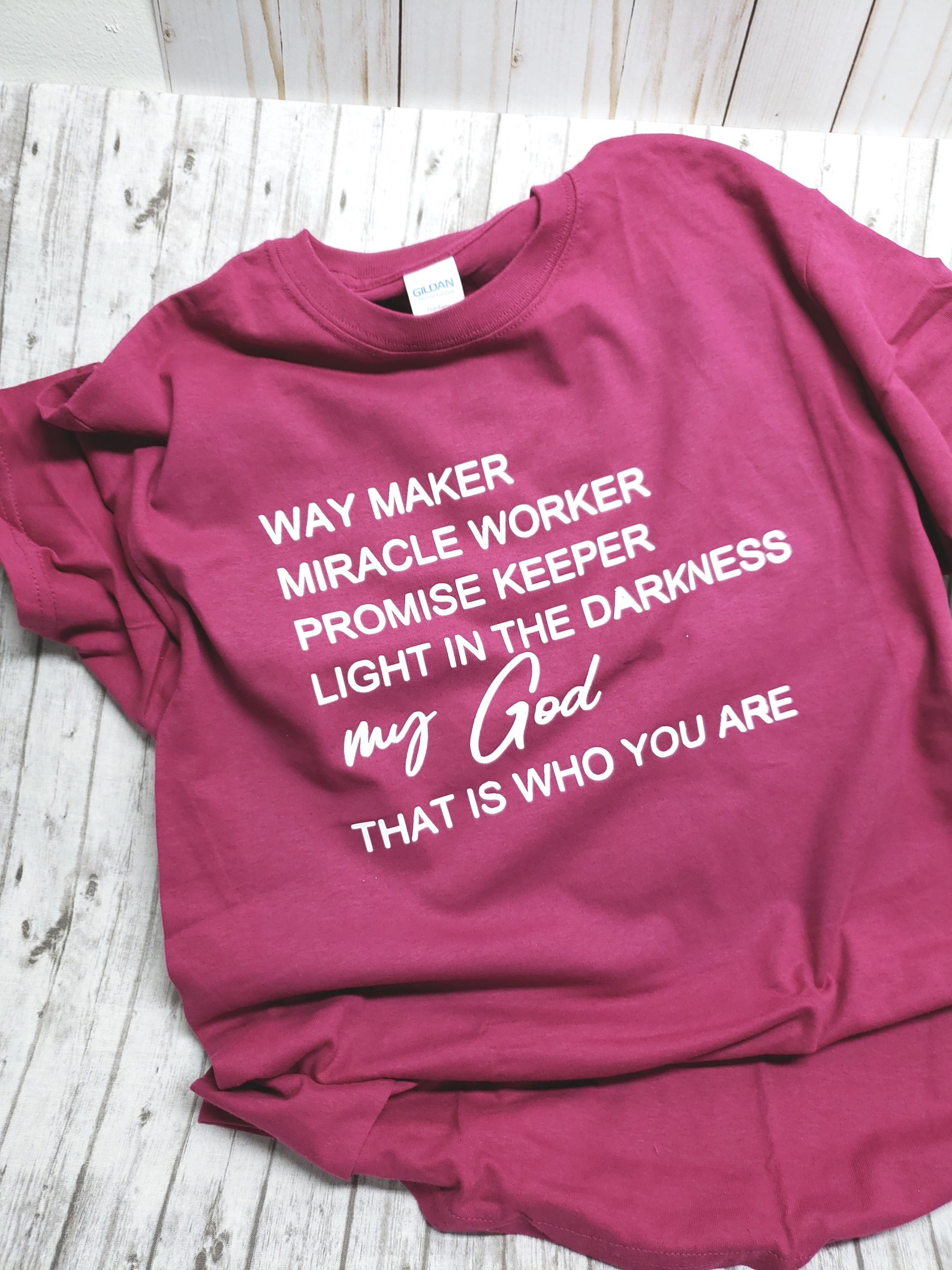 Waymaker Shirt / Htv Waymaker Shirt - Etsy UK