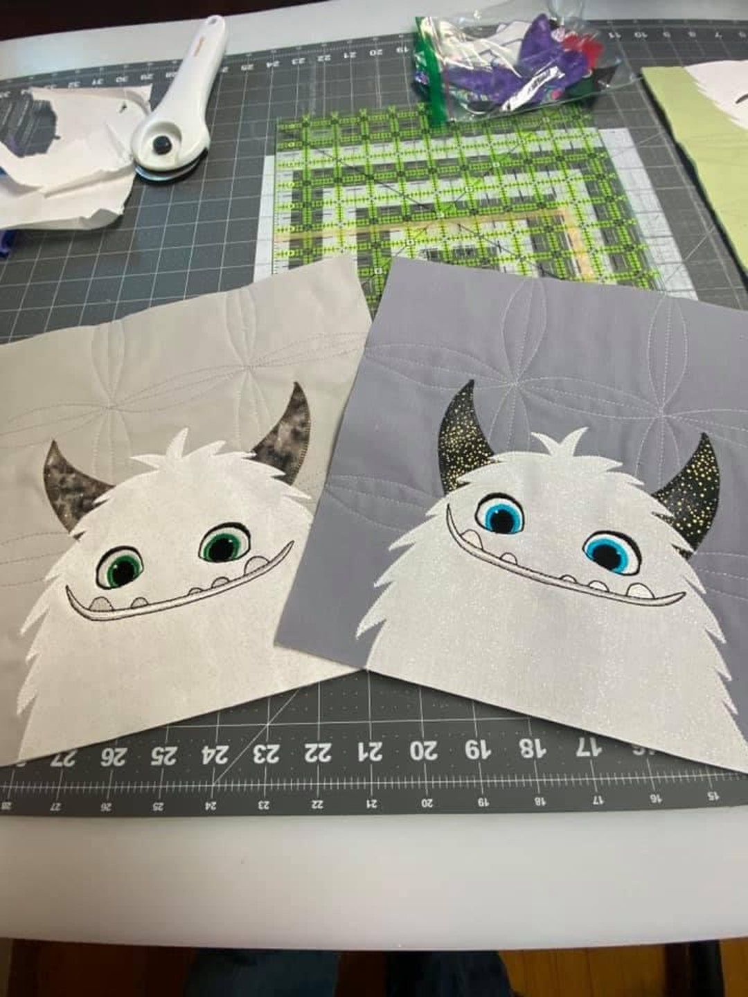 Yeti Embroidery Eye & Mouth Files - Etsy