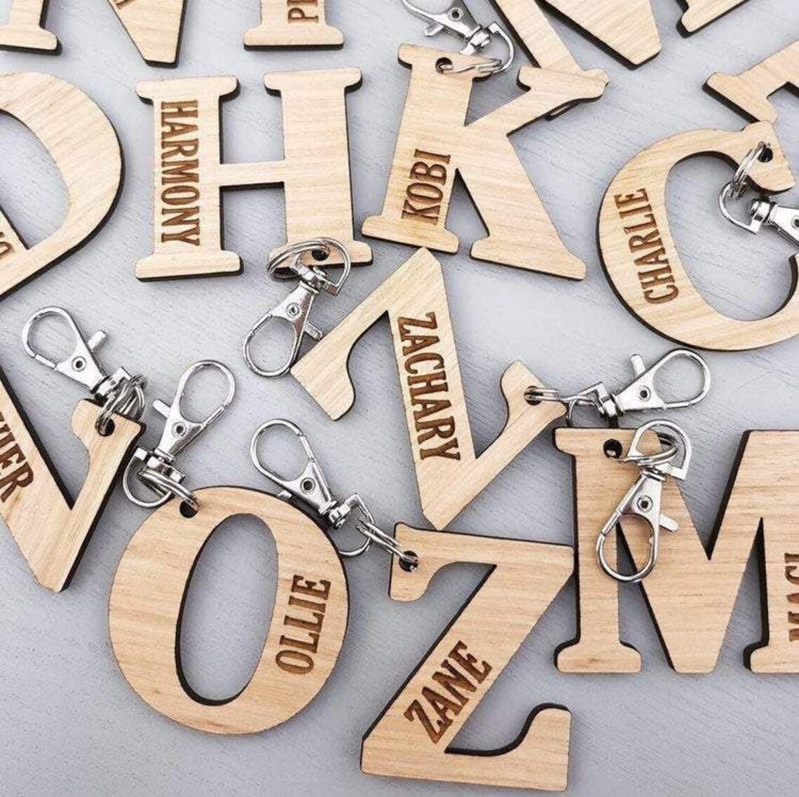 Personalised Wooden Kids Name Tags for Kids Daycare - Etsy