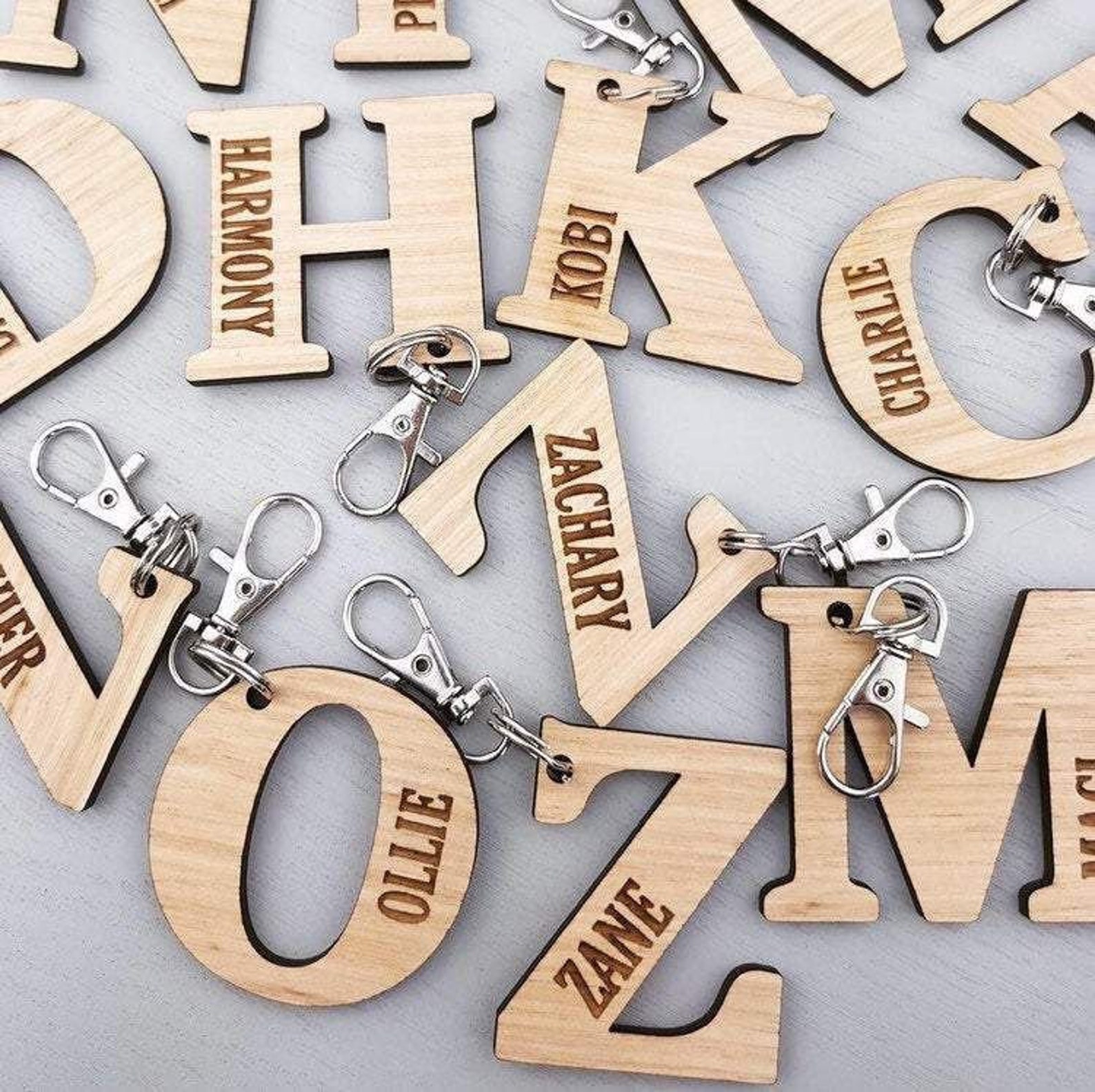 Personalised Wooden Kids Name Tags for Kids Daycare - Etsy