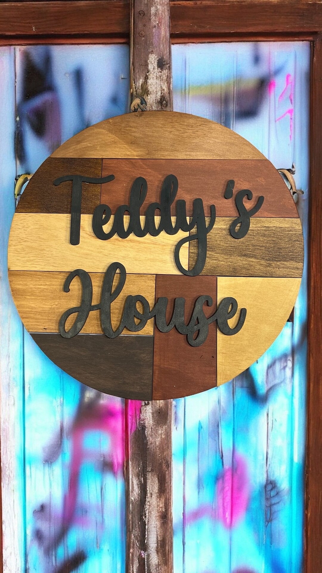 Custom Laser-cut Wooden Door Sign: Personalized Home Decor - Etsy