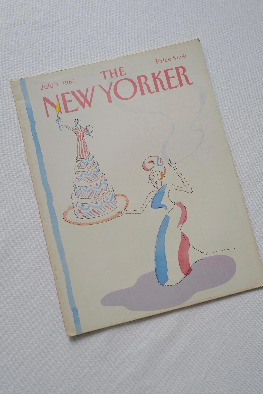 The New Yorker July 7, 1986 Full Magazine Issue. Cover Illustration by ...