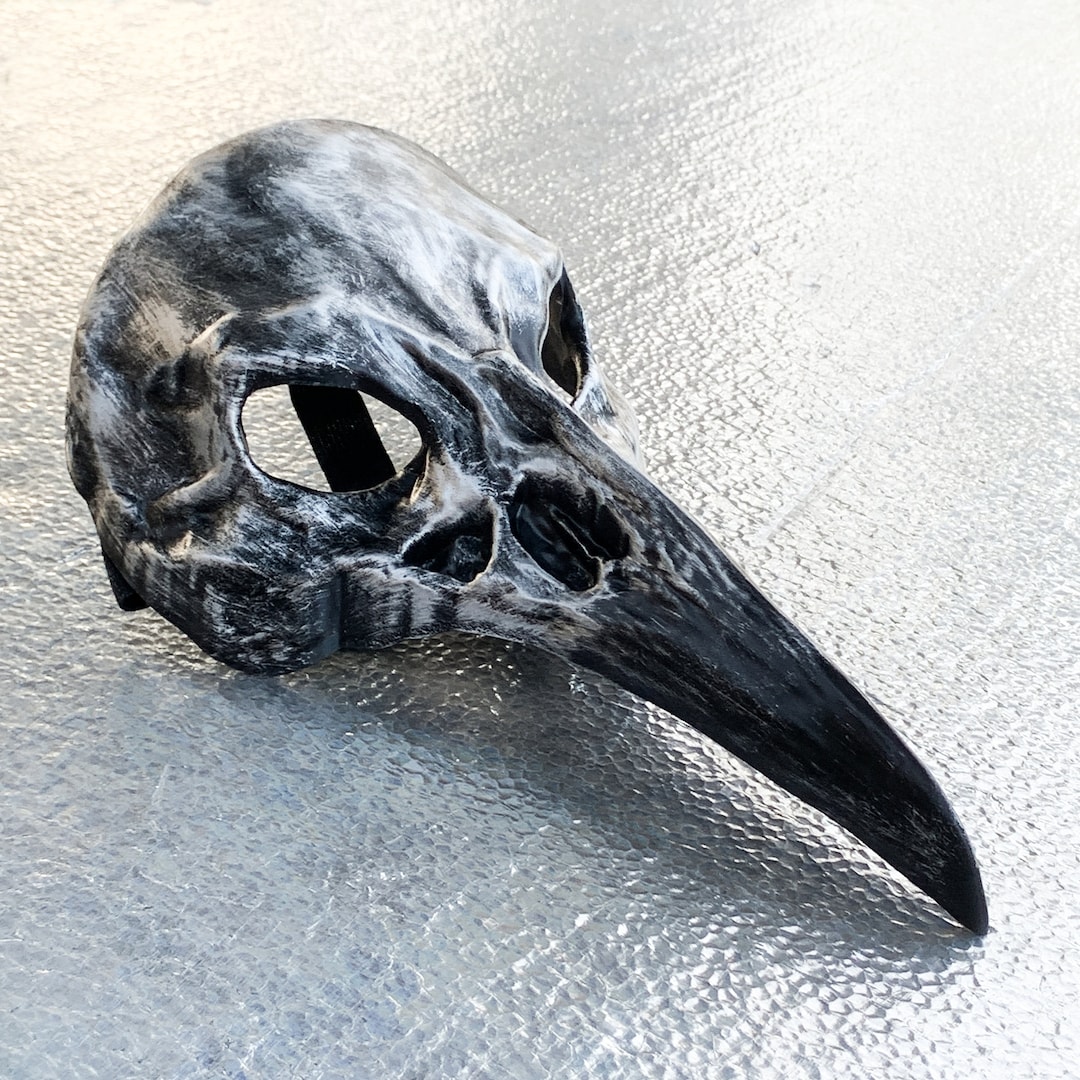 Attitude Clothing Raven Skull / Plague Doctor /bird Costume Mask - Etsy