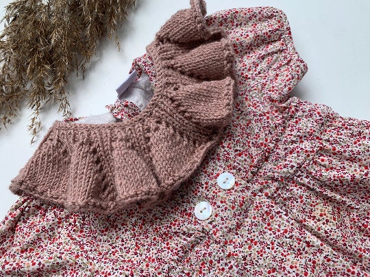 Ruffle Collar Knitting Pattern Detachable Collar PDF Wool Lace Collar ...