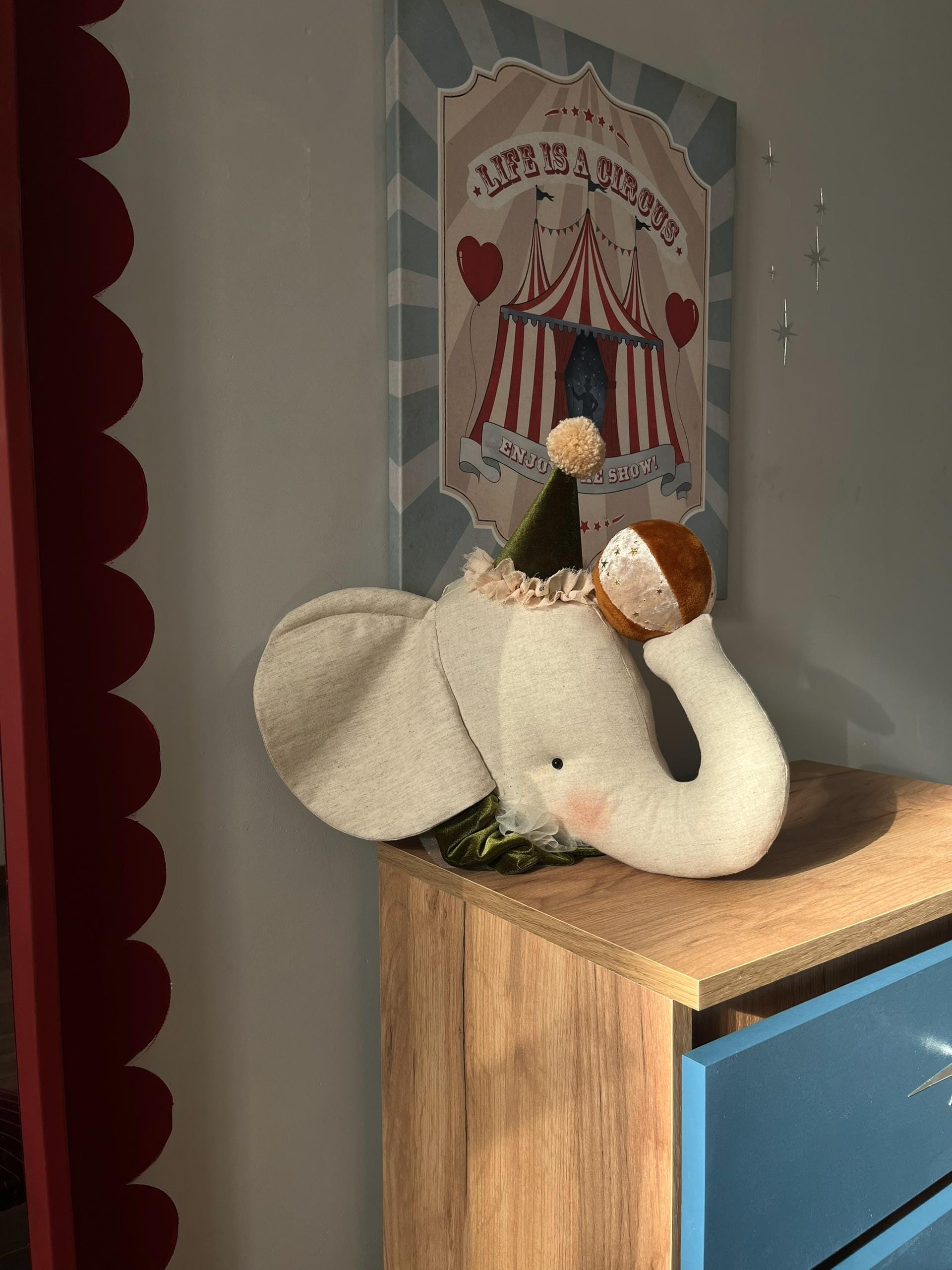 Elephant Wall Decor Sewing Pattern PDF Tutorial for Stuffed Elephant ...