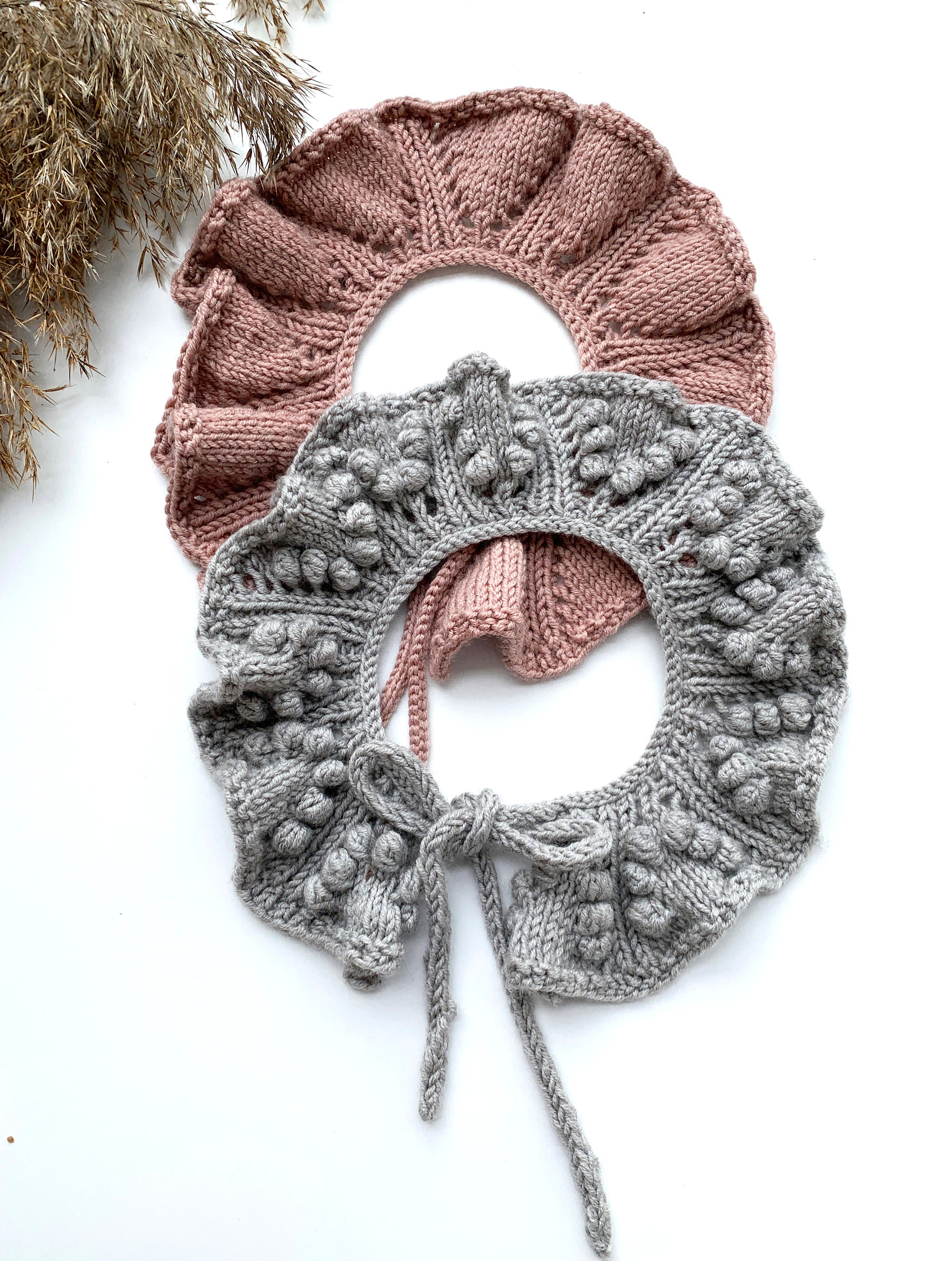 Ruffle Collar Knitting Pattern Detachable Collar PDF Wool Lace Collar ...