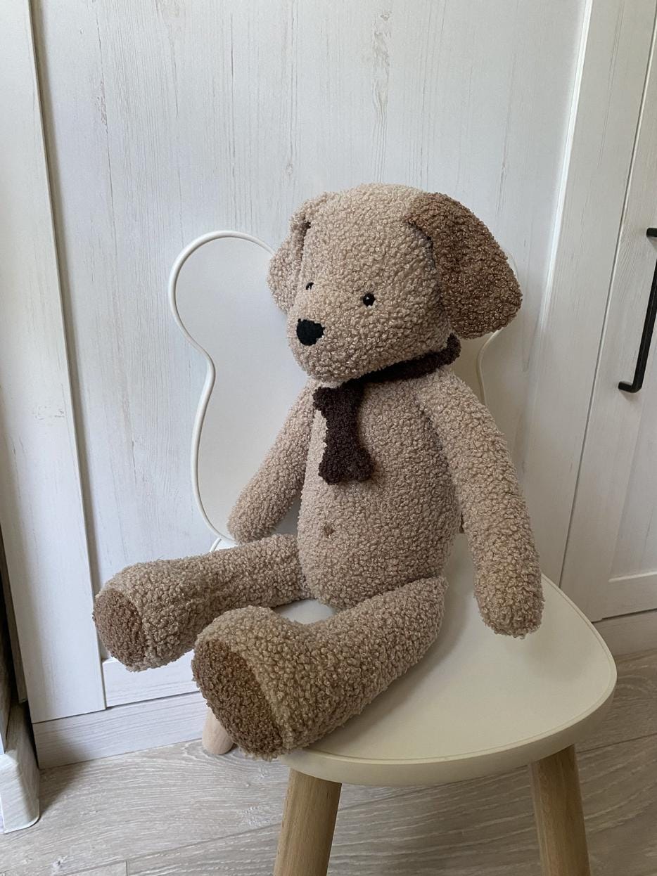 Puppy Dog Sewing Pattern PDF | Large Plush Puppy Toy | Soft Stuffed Dog ...