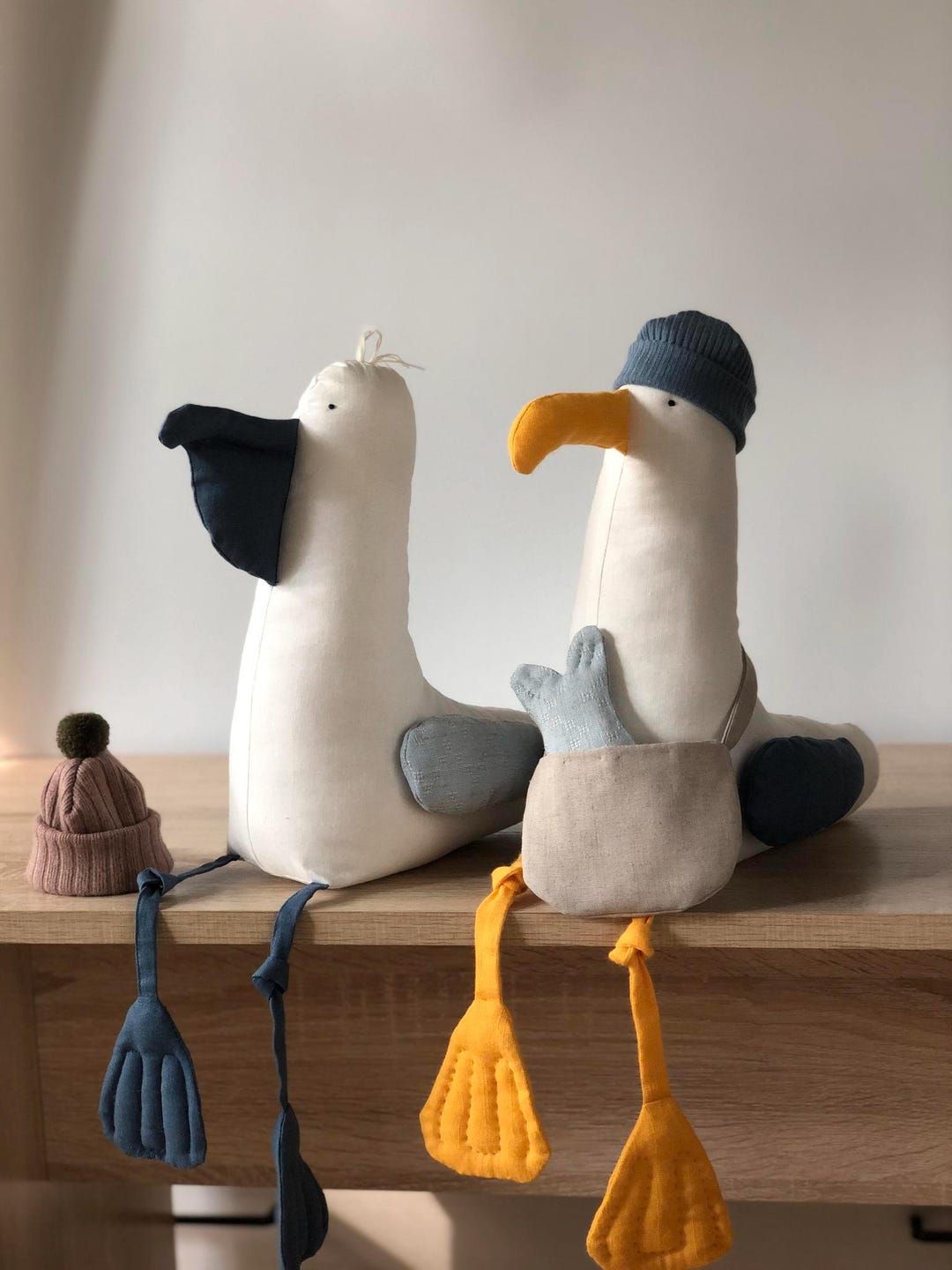 Seagull & Pelican Sewing Pattern – 2-in-1 Soft Toy Birds, Easy Tutorial ...