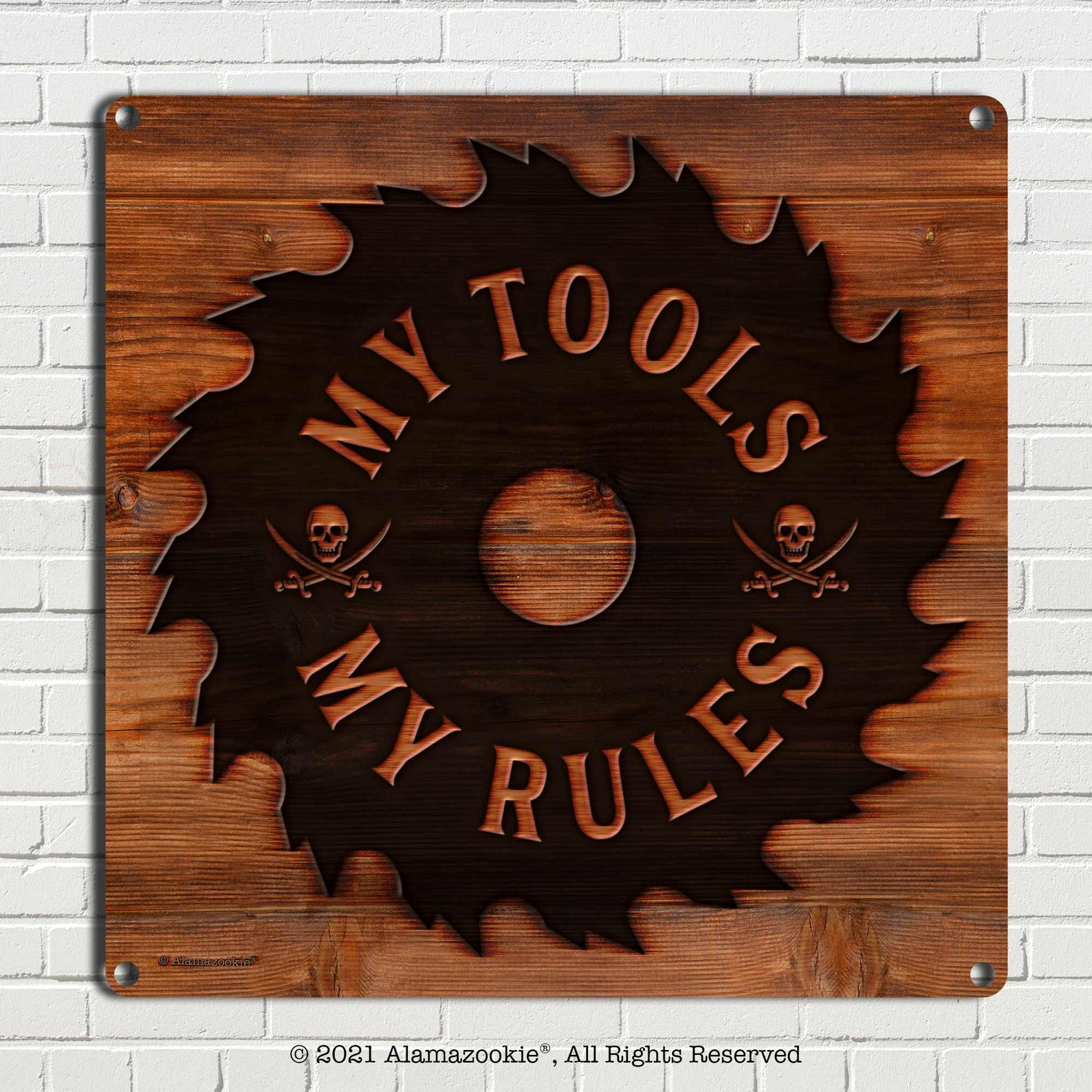 My Tools My Rules Metal Sign Wall Decor for Garage - Etsy