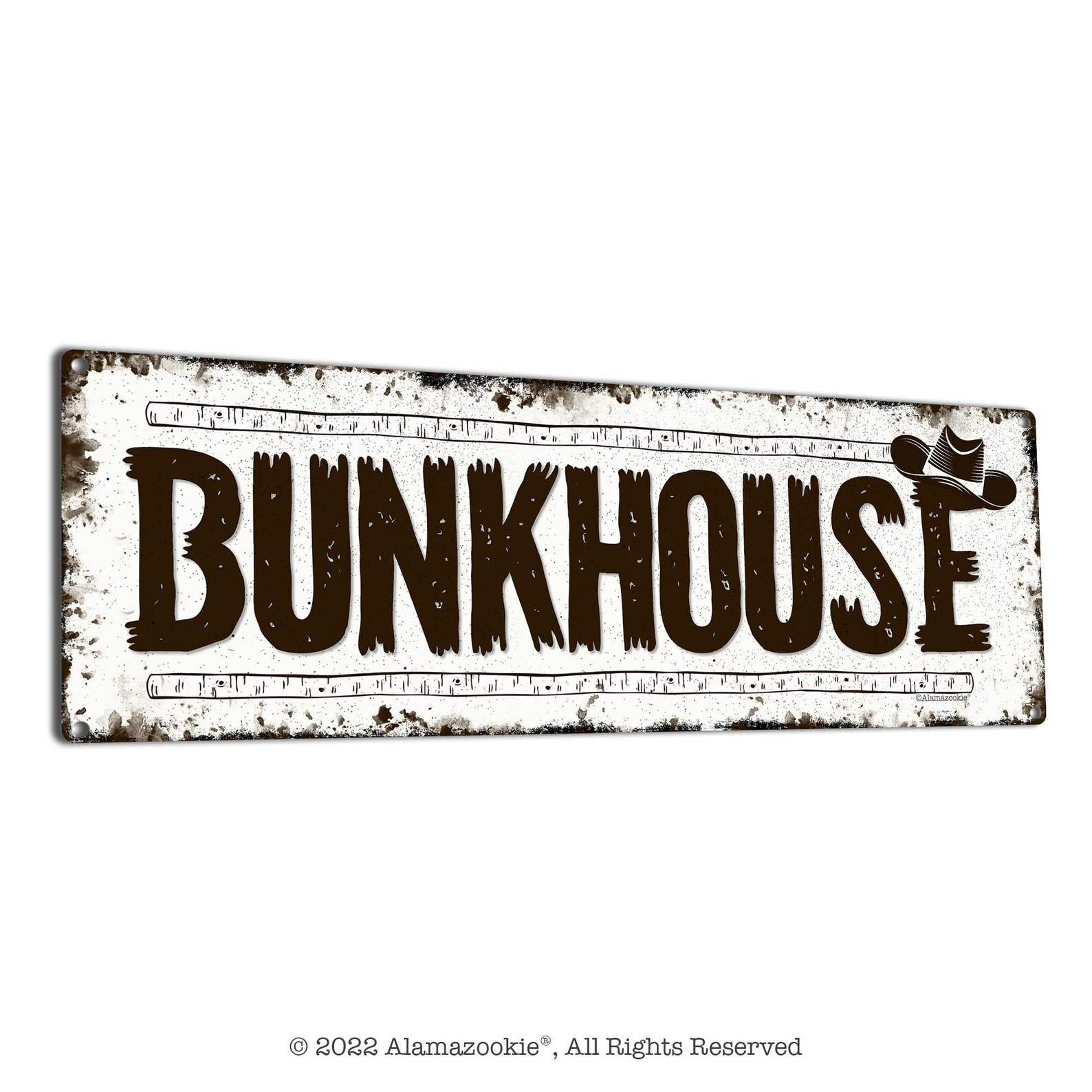 Rustic Metal Bunkhouse Sign Farmhouse Ranch VRBO Bnb - Etsy