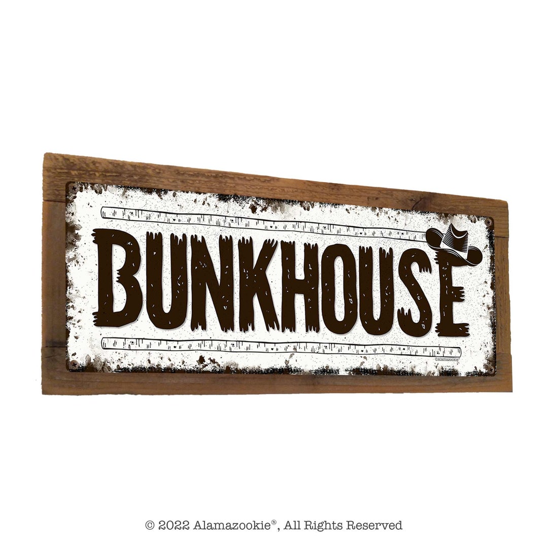 Rustic Metal Bunkhouse Sign | Farmhouse, Ranch, VRBO, Bnb, Boy's Room ...