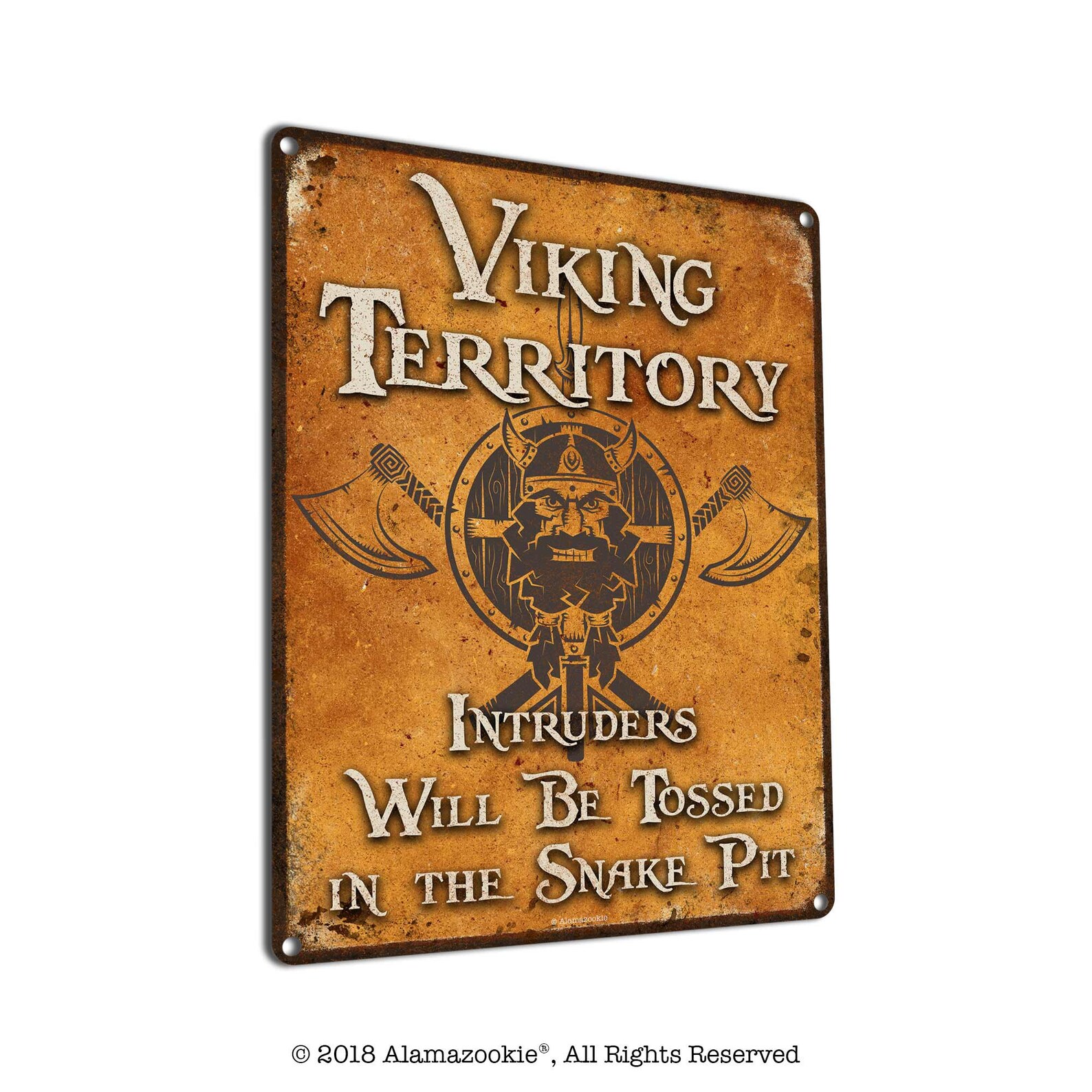 Viking Territory Intruders Will Be Tossed in the Snake Pit - Etsy