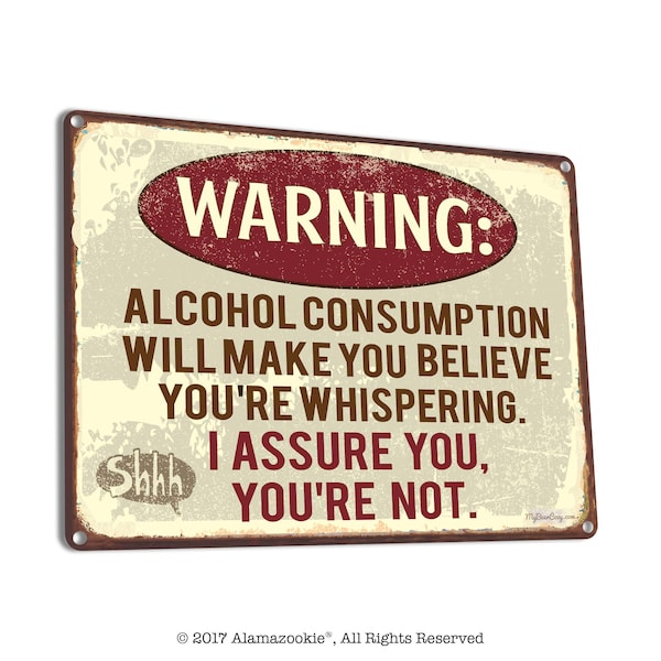 Metal Warning Signs - Etsy