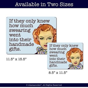 Funny Craft Room Wall Decor | Metal Sign | Gifts for Quilters ...