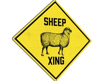 Rustic Sheep Sign - Etsy