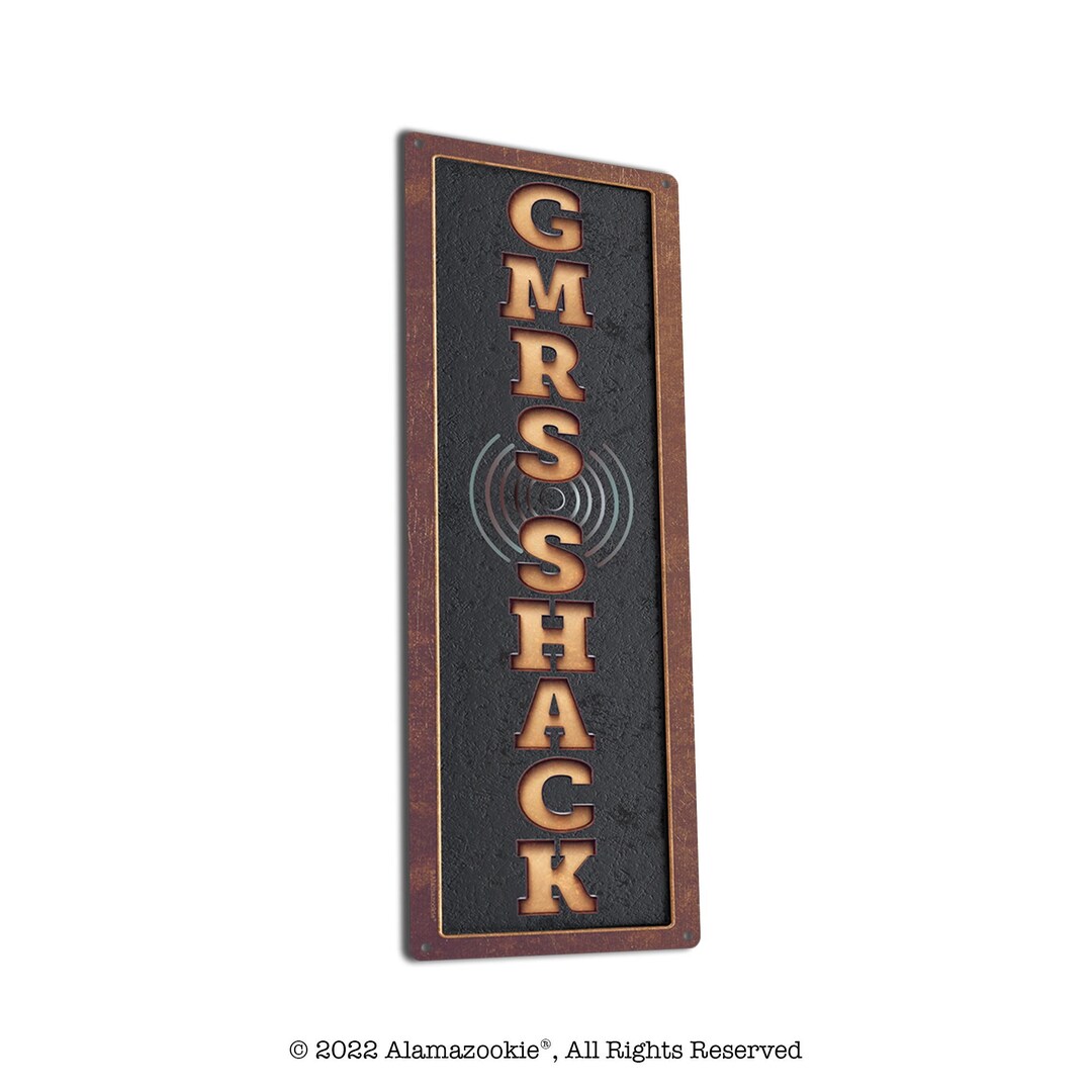 GMRS Shack | Metal Sign Wall Decor & Gifts for Amateur, Hobby Ham Radio ...