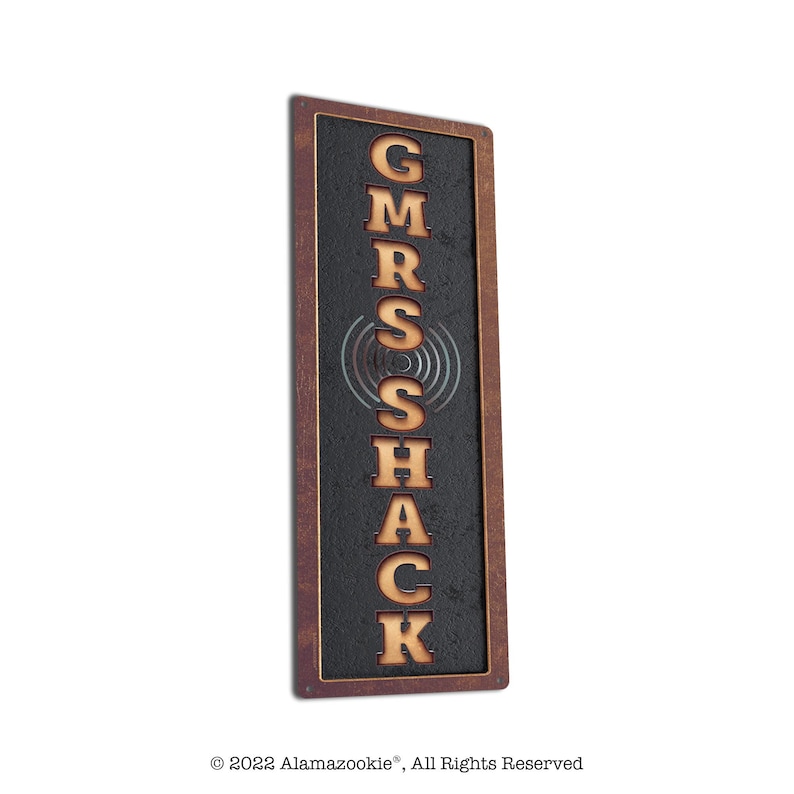 GMRS Shack Metal Sign Wall Decor & Gifts for Amateur Hobby - Etsy
