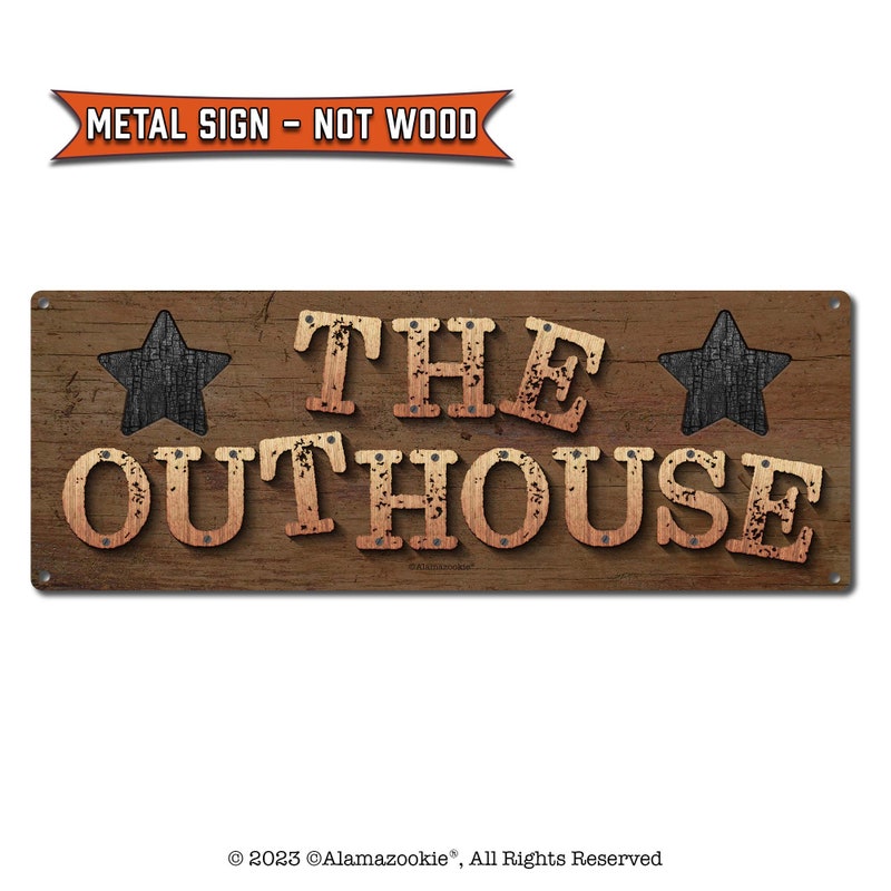 Outhouse Sign - Etsy