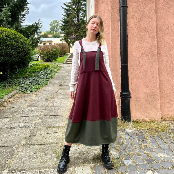 Apron Pinafore Dress - Etsy