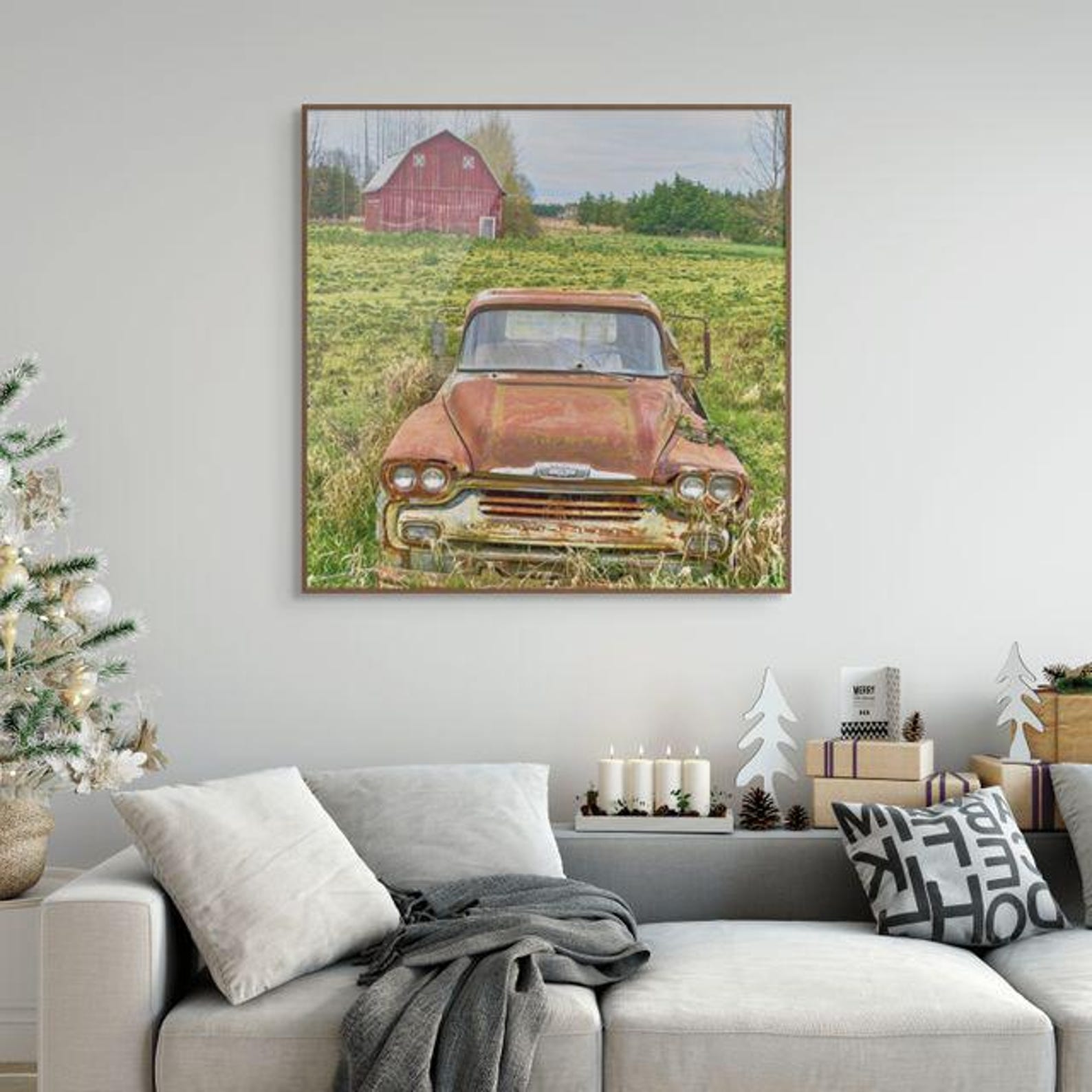 Rusty Abandoned Classic Chevy Apache Truck in a Field - Rusty Abandoned ...